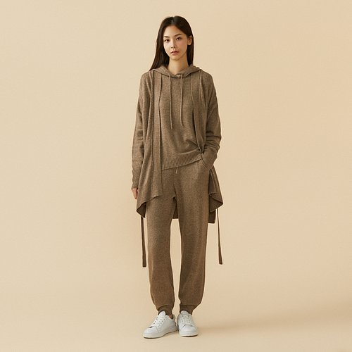 Jaju자주 올데이 메리노울 블렌드 가디건 Sivillage 에스아이빌리지