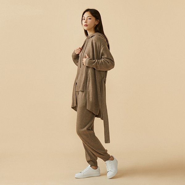 Jaju자주 올데이 메리노울 블렌드 가디건 Sivillage 에스아이빌리지