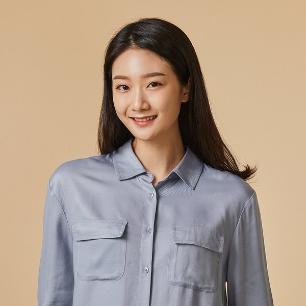 Jaju자주 여 세미 루즈핏 셔츠 Sivillage 에스아이빌리지