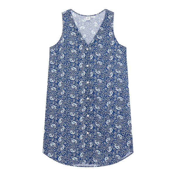 Gap Adults갭 ★갭 여성 20년 Summer★ 패턴드 브이넥 슬리브리스 원피스 Sivillage 에스아이빌리지