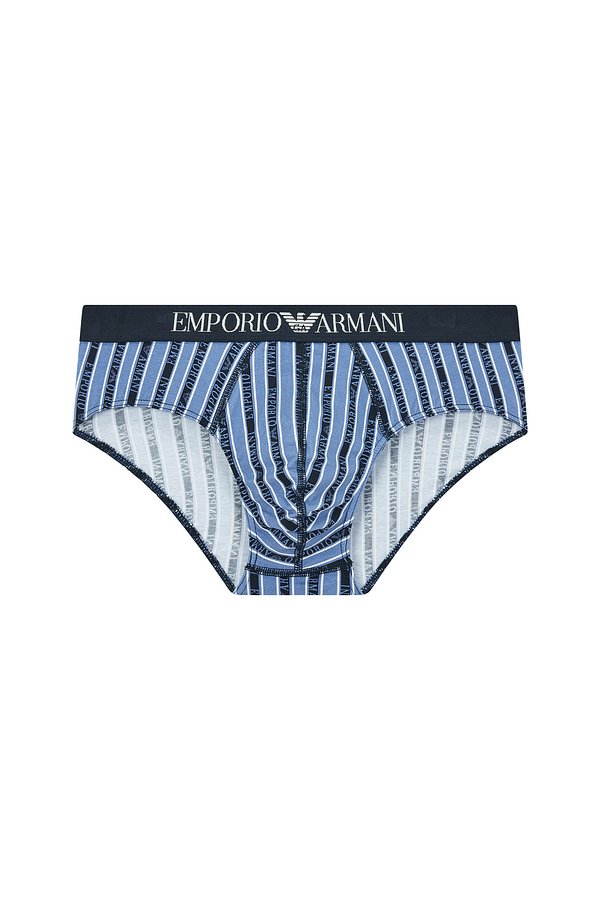 Emporio Armani Underwear엠포리오 아르마니 언더웨어 남성 스트라이프 패턴 코튼 브리프 Si
