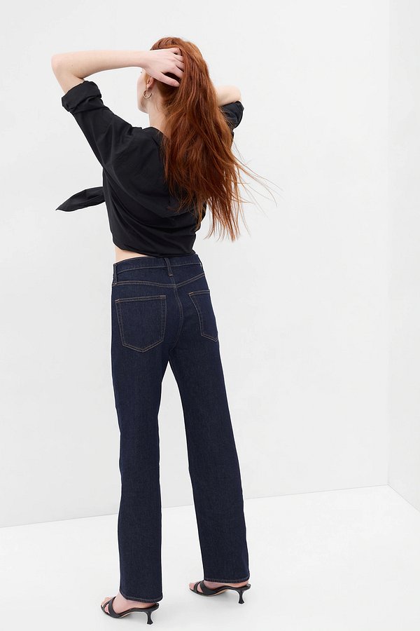 Gap Adults갭 여성 릴랙스트 스티치 데님 팬츠 Sivillage 에스아이빌리지