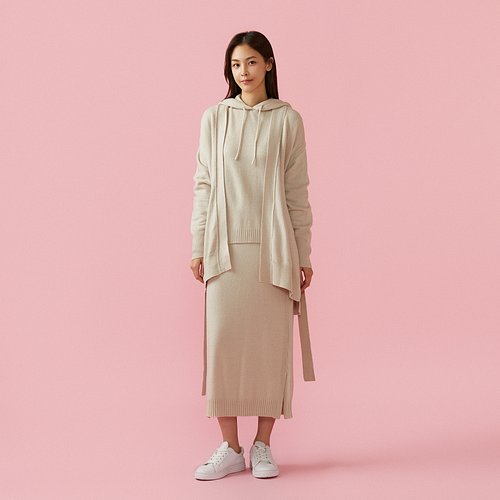 Jaju자주 올데이 메리노울 블렌드 가디건 Sivillage 에스아이빌리지