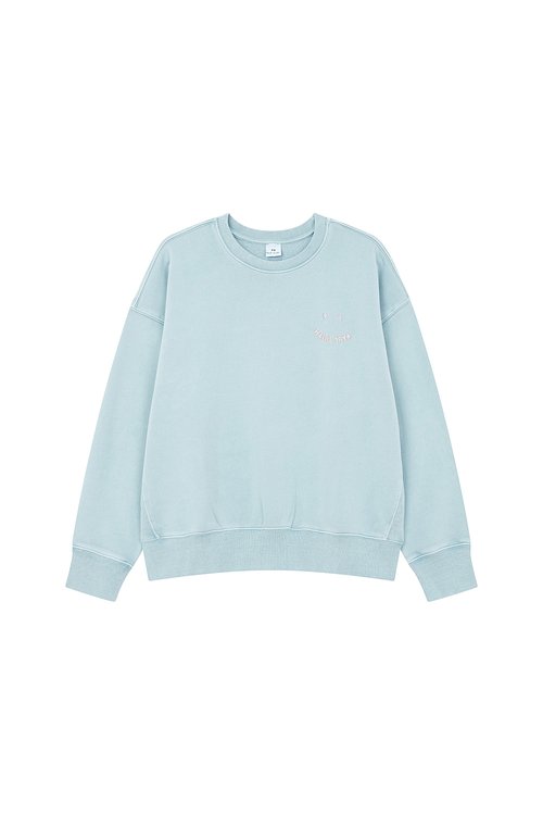 Paul Smith폴스미스 Ps Paul Smith 여성 해피 로고 와이드 맨투맨 Sivillage 에스아이빌리지