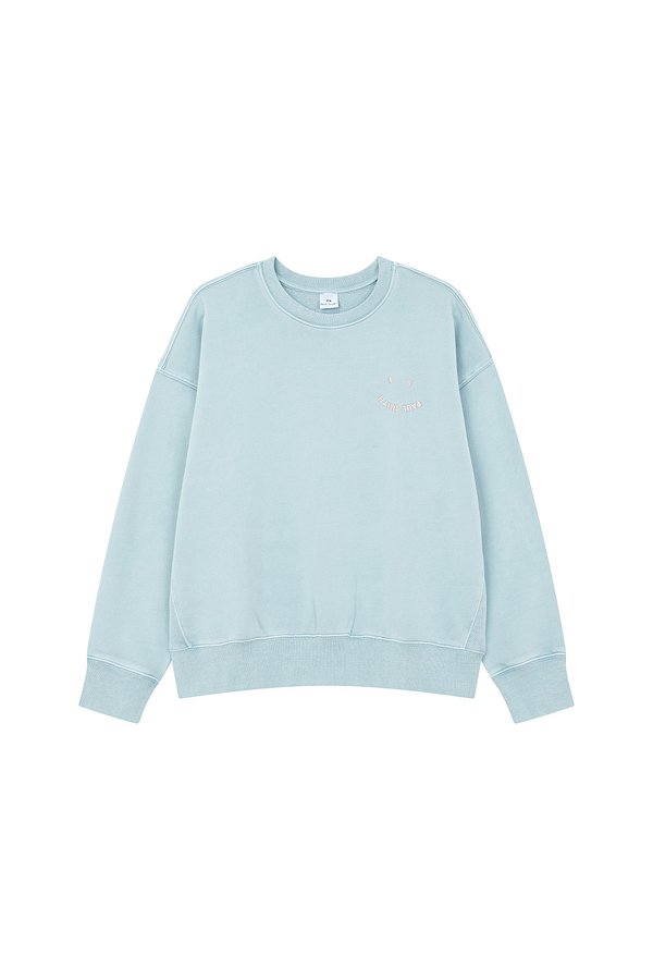 Paul Smith폴스미스 Ps Paul Smith 여성 해피 로고 와이드 맨투맨 Sivillage 에스아이빌리지