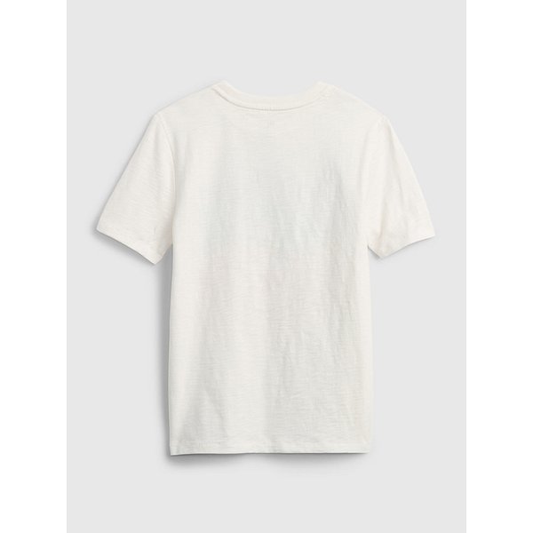 ★갭키즈 21년 Spring★ 키즈 남아 6 14세 텍스처드 샤크 크루넥 슬럽 티셔츠 Sivillage