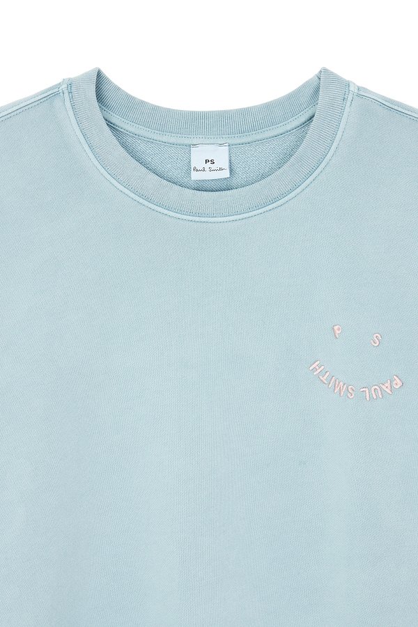 Paul Smith폴스미스 Ps Paul Smith 여성 해피 로고 와이드 맨투맨 Sivillage 에스아이빌리지