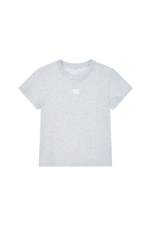 Alexander Wang알렉산더왕 Alexanderwangt 퍼프 로고 슈렁큰 티셔츠 Sivillage 에스