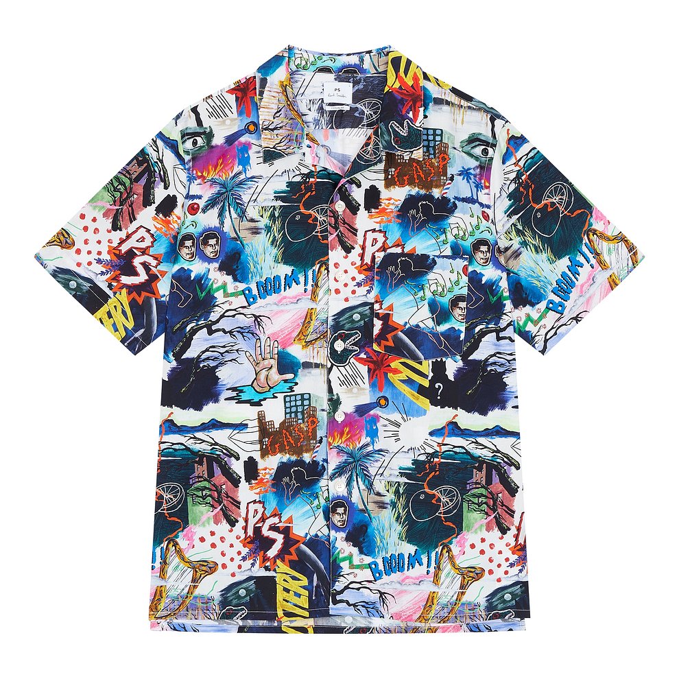 Paul Smith폴스미스 Ps Paul Smith 캐주얼 핏 워터컬러 프린트 셔츠 Sivillage 에스아이빌리지