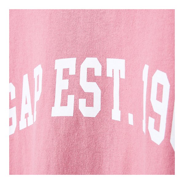 Gap Adults갭 ★갭 여성 21년 Summer★ 로고 그래픽 박시 언발 티셔츠 Sivillage 에스아이빌리지