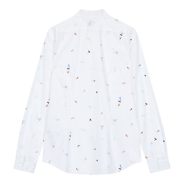 Paul Smith폴스미스 Ps Paul Smith 드로잉 패턴 슬림 핏 셔츠 Sivillage 에스아이빌리지