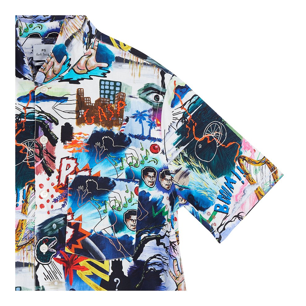 Paul Smith폴스미스 Ps Paul Smith 캐주얼 핏 워터컬러 프린트 셔츠 Sivillage 에스아이빌리지