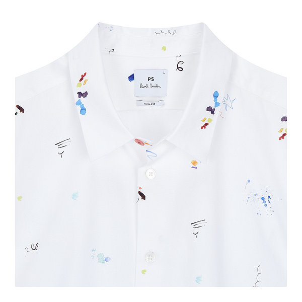 Paul Smith폴스미스 Ps Paul Smith 드로잉 패턴 슬림 핏 셔츠 Sivillage 에스아이빌리지