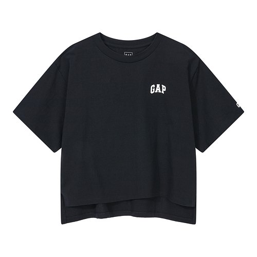 Gap Adults갭 ★갭 여성 21년 Summer★ 로고 그래픽 박시 언발 티셔츠 Sivillage 에스아이빌리지
