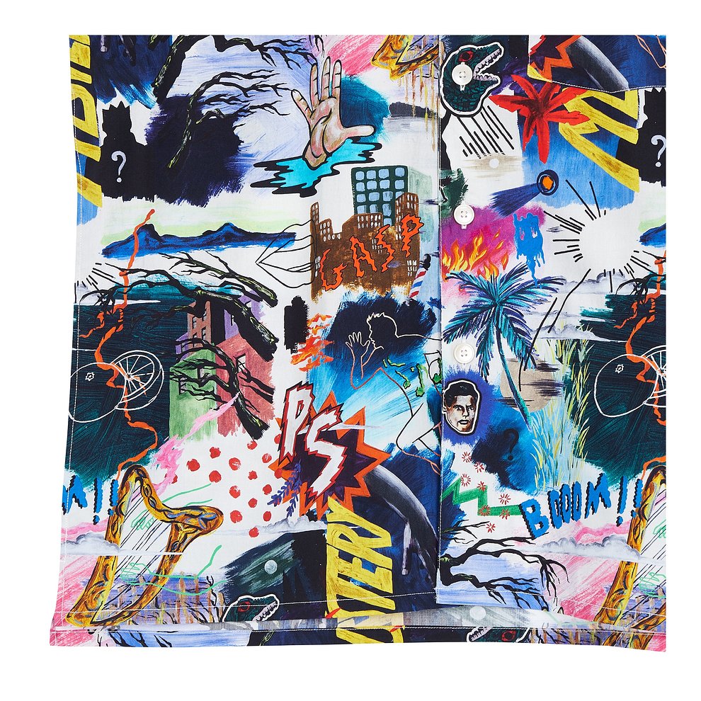 Paul Smith폴스미스 Ps Paul Smith 캐주얼 핏 워터컬러 프린트 셔츠 Sivillage 에스아이빌리지