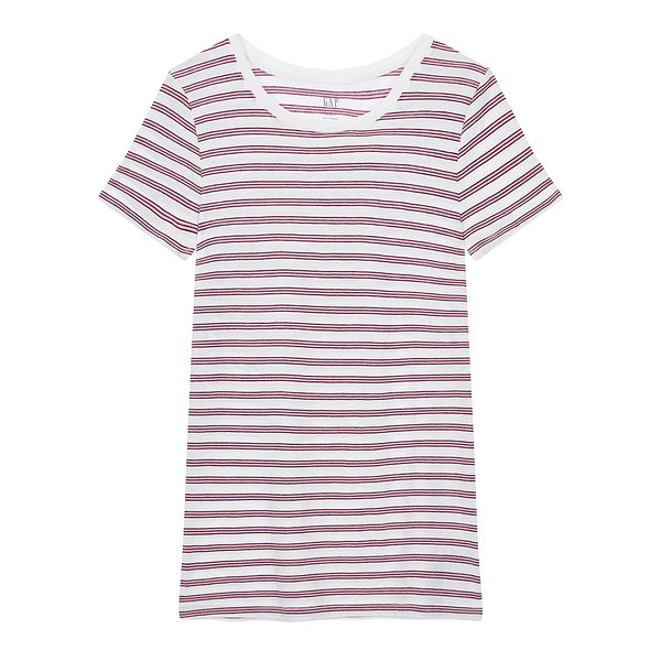 Gap Adults갭 ★갭 여성 21년 Summer★ 스트라이프 크루넥 이지 티셔츠 Sivillage 에스아이빌리지
