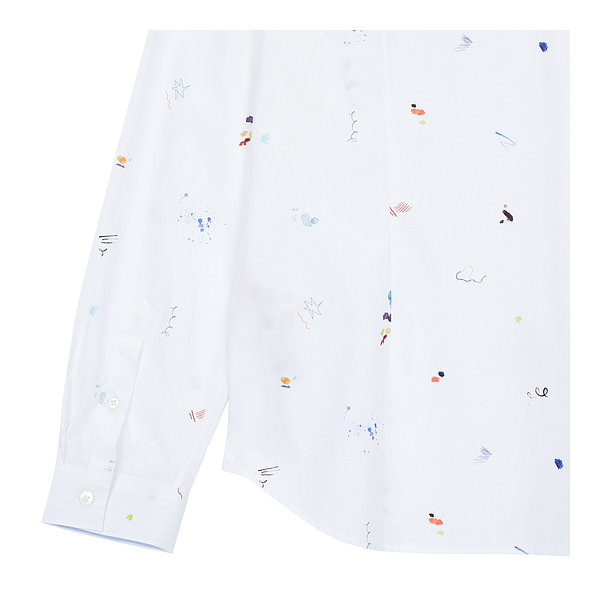 Paul Smith폴스미스 Ps Paul Smith 드로잉 패턴 슬림 핏 셔츠 Sivillage 에스아이빌리지