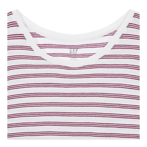 Gap Adults갭 ★갭 여성 21년 Summer★ 스트라이프 크루넥 이지 티셔츠 Sivillage 에스아이빌리지