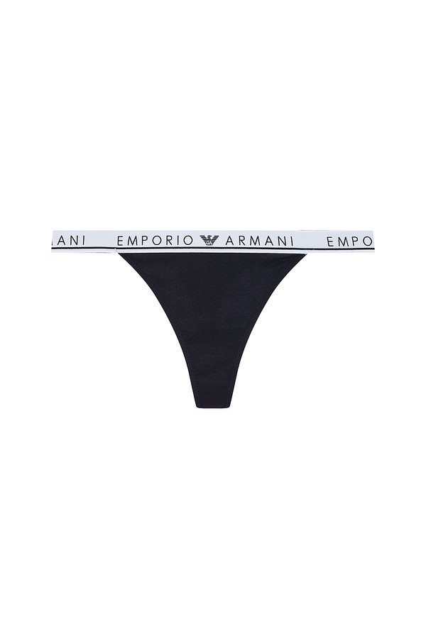 Emporio Armani Underwear엠포리오 아르마니 언더웨어 여성 씬 로고 밴딩 코튼 티팬티 Si