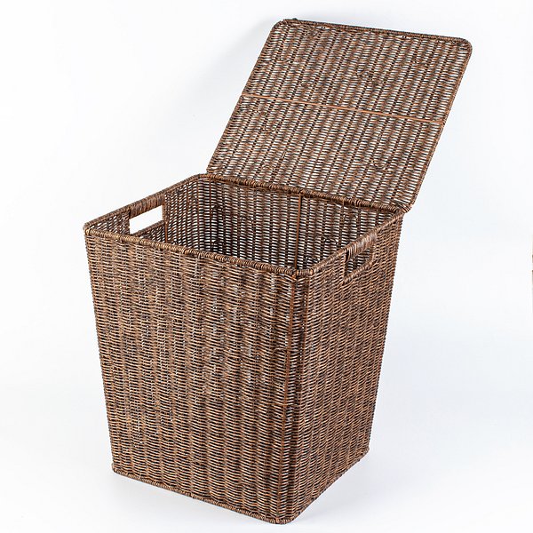 Jaju자주 데일리수납바스켓사각햄퍼35x38x42cm내추럴브라운 Sivillage 에스아이빌리지