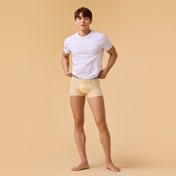 Jaju자주 남 수피마코튼 노라인 드로즈 팬티 Sivillage 에스아이빌리지