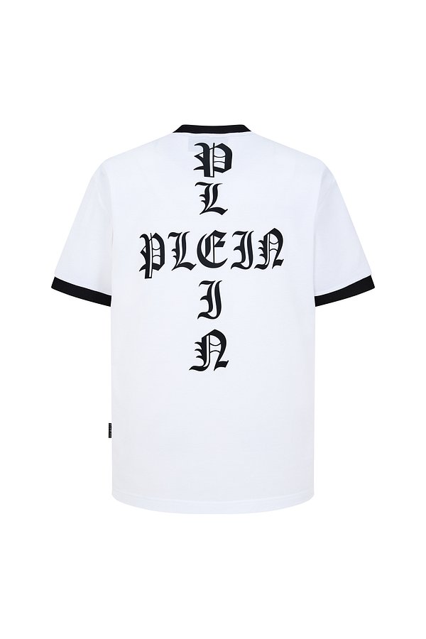Philipp Plein Golf필립플레인 골프 Men 스컬 그래픽 숏 슬리브 폴로 셔츠 Sivillage 에스