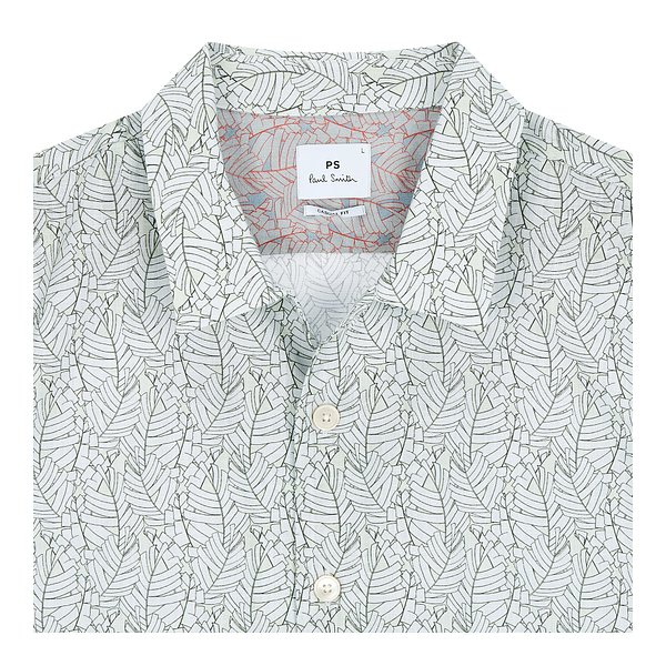 Ps Paul Smith 캐주얼 핏 리프 패턴 셔츠 Sivillage