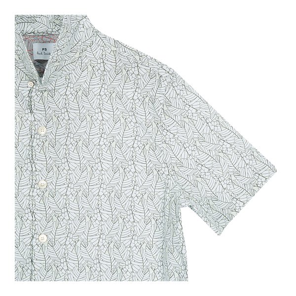 Ps Paul Smith 캐주얼 핏 리프 패턴 셔츠 Sivillage