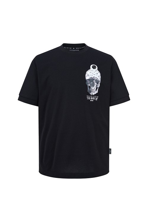 Philipp Plein Golf필립플레인 골프 Men 스컬 그래픽 숏 슬리브 폴로 셔츠 Sivillage 에스