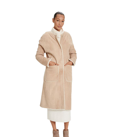 Ugg어그 For Women Ugg 양가죽 리버시블 코트 레미 리버시블 시어링 코트 Sivillage 에스