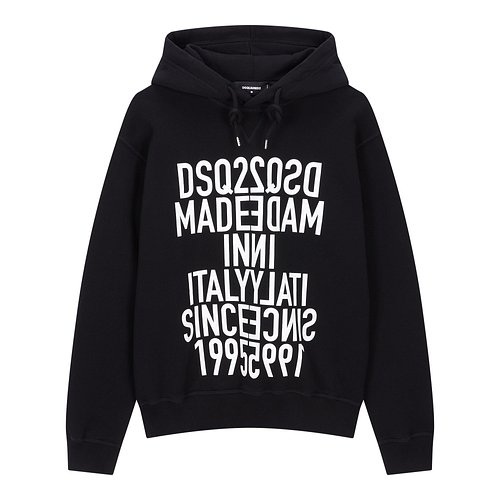 Dsquared2디스퀘어드2 남성 로고 프린트 후드 티셔츠 Sivillage 에스아이빌리지