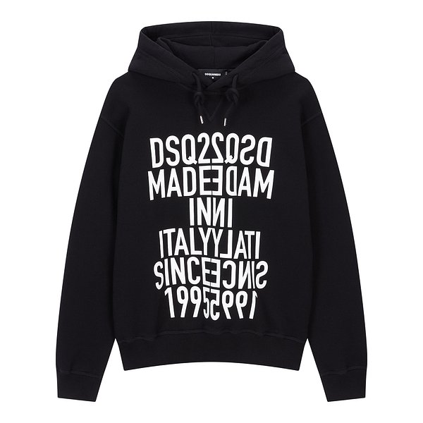 Dsquared2디스퀘어드2 남성 로고 프린트 후드 티셔츠 Sivillage 에스아이빌리지