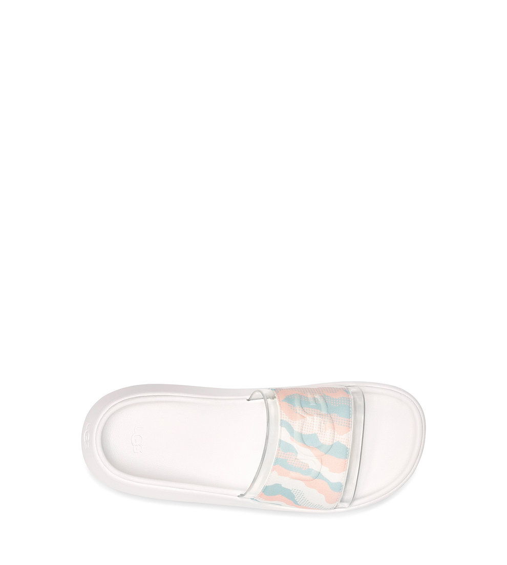 Ugg어그 For Women Ugg 로고 그래픽 슬라이드 칼리 콜라주 슬라이드 Sivillage 에스아이빌리지