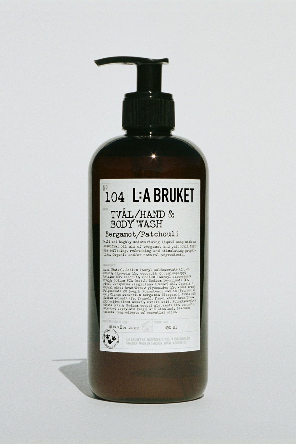 La Perva 라페르바 [라부르켓] 핸드 And 바디워시 베르가모트 패출리 450ml S I Village 에스아이빌리지