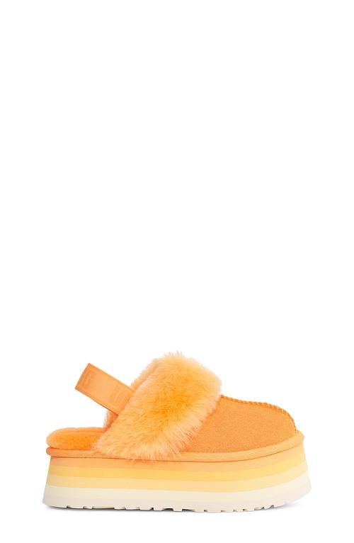Ugg어그 For Women Ugg 로고 밴딩 퍼 카라 플랫폼 샌들 펀케트 Sivillage 에스아이빌리지