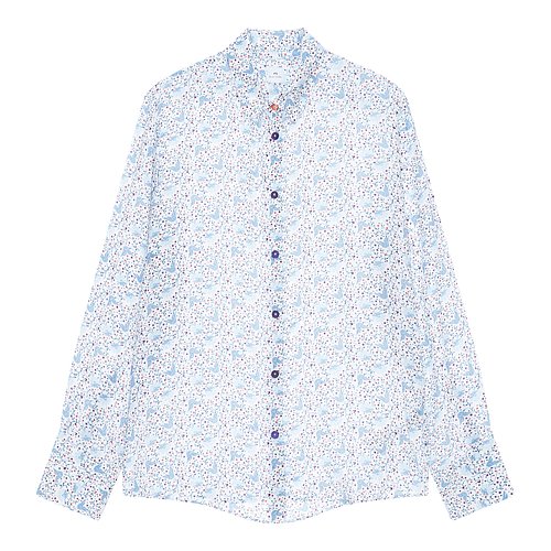 Paul Smith폴스미스 Ps Paul Smith 여성 플라워 그래픽 레이온 블라우스 Sivillage 에스