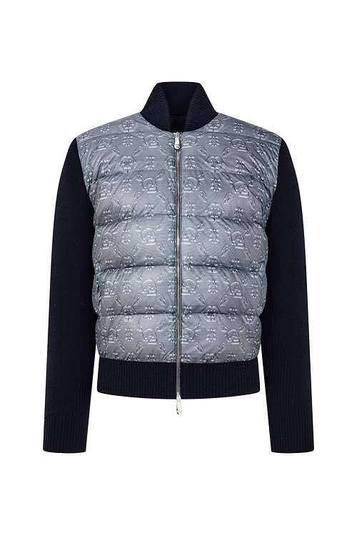 Philipp Plein Golf필립플레인 골프 Men 헥사 하이브리드 스웨터 다운 자켓 Sivillage 에스