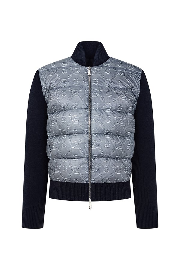 Philipp Plein Golf필립플레인 골프 Men 헥사 하이브리드 스웨터 다운 자켓 Sivillage 에스