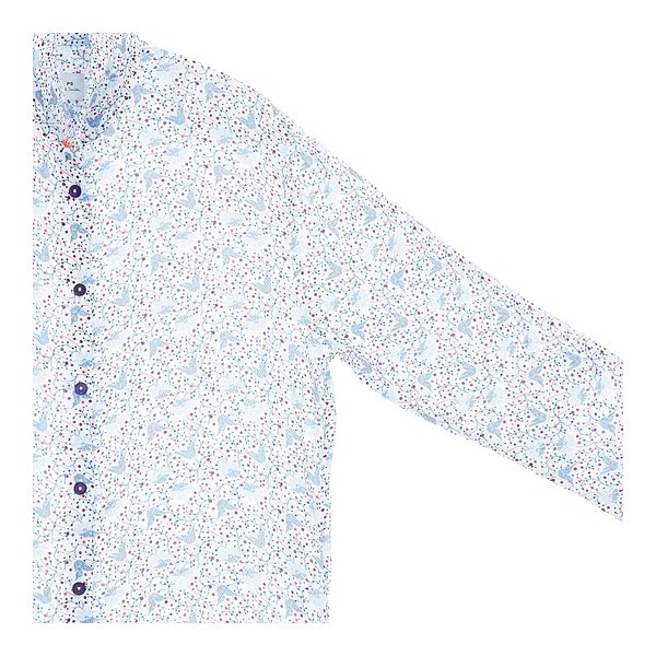 Ps Paul Smith 여성 플라워 그래픽 레이온 블라우스 Sivillage