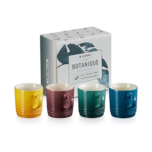 Le Creuset르크루제 르크루제 보타니크 머그 200ml 4p세트 Sivillage 에스아이빌리지
