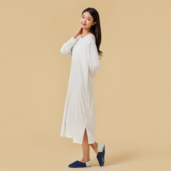 Jaju자주 여 브라탑 루즈핏 파자마 원피스 Sivillage 에스아이빌리지