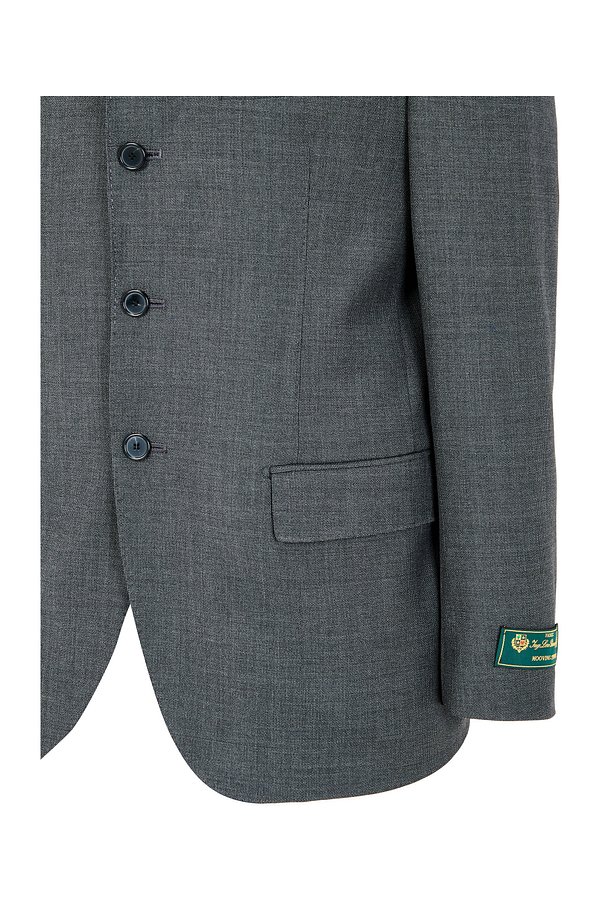 Man On The Boon맨온더분 Loro Piana Fabric 텍스처 울 블렌드 싱글 자켓 Sivillage