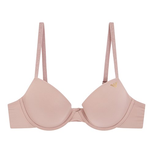 Emporio Armani Underwear엠포리오 아르마니 언더웨어 여성 메탈릭 로고 본딩 심리스 푸쉬업 브라 Si