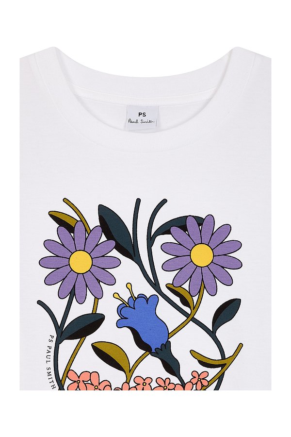 Paul Smith폴스미스 Ps Paul Smith 여성 플라워 그래픽 티셔츠 Sivillage 에스아이빌리지