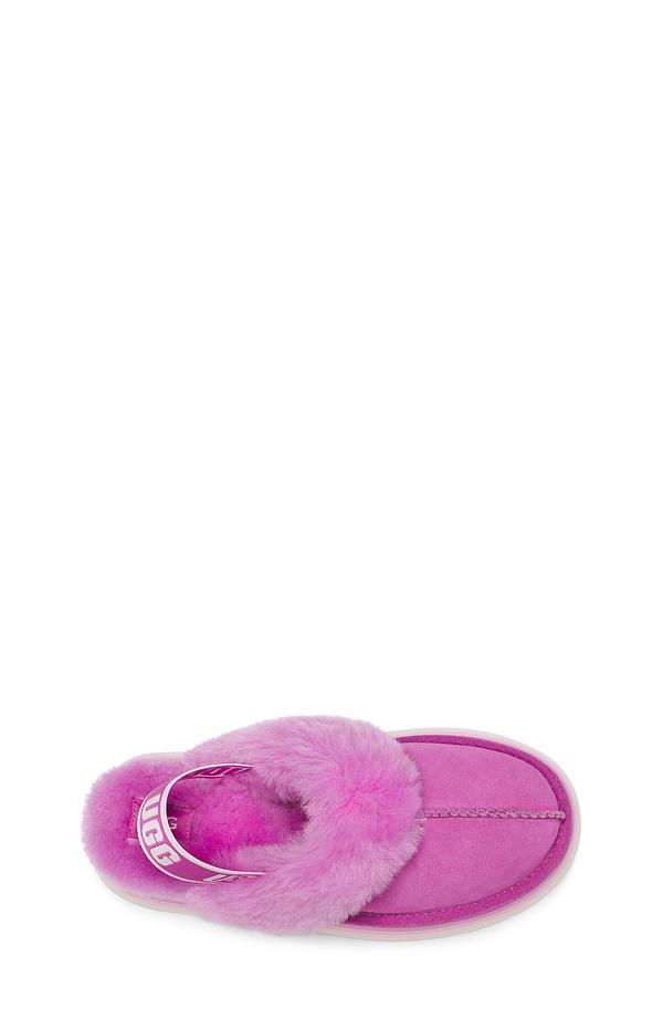 Ugg어그 For Women Ugg 로고 밴딩 퍼 카라 플랫폼 샌들 펀케트 Sivillage 에스아이빌리지