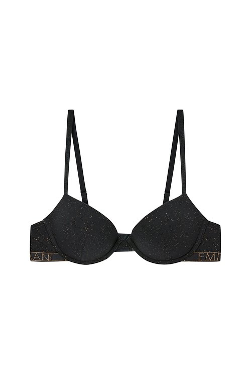 Emporio Armani Underwear엠포리오 아르마니 언더웨어 여성 로고 밴드 글리터 푸쉬업 브라 Si