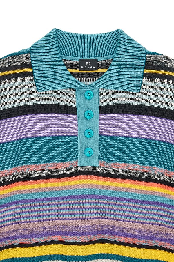 Paul Smith폴스미스 Ps Paul Smith 여성 스트라이프 패턴 카라 니트 Sivillage 에스아이빌리지