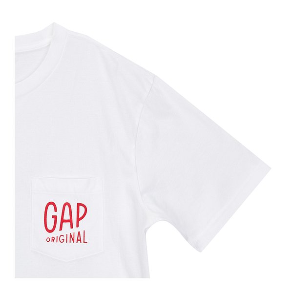 Gap Adults갭 ★갭 남성 21년 Spring★ 로고 그래픽 원 포켓 티셔츠 Sivillage 에스아이빌리지