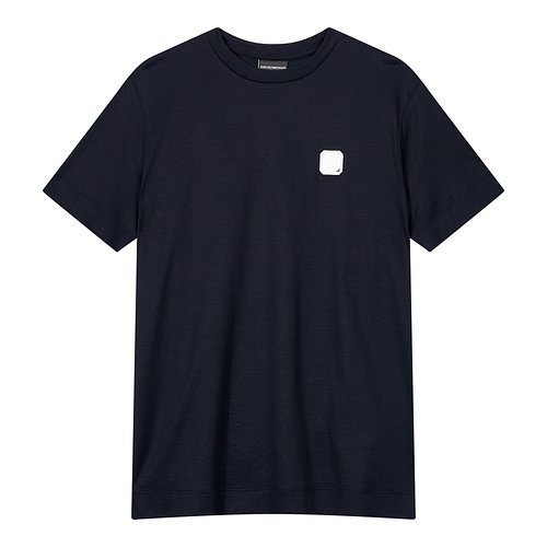 Emporio Armani엠포리오 아르마니 남성 레더 페이스 이지 티셔츠 Sivillage 에스아이빌리지
