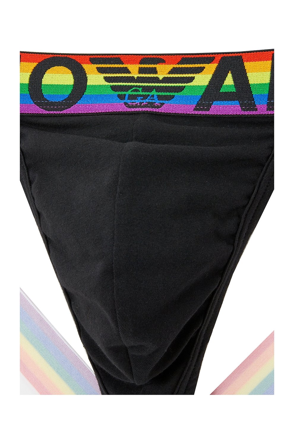 Emporio Armani Underwear엠포리오 아르마니 언더웨어 남성 레인보우 로고 밴드 작스트랩 Si